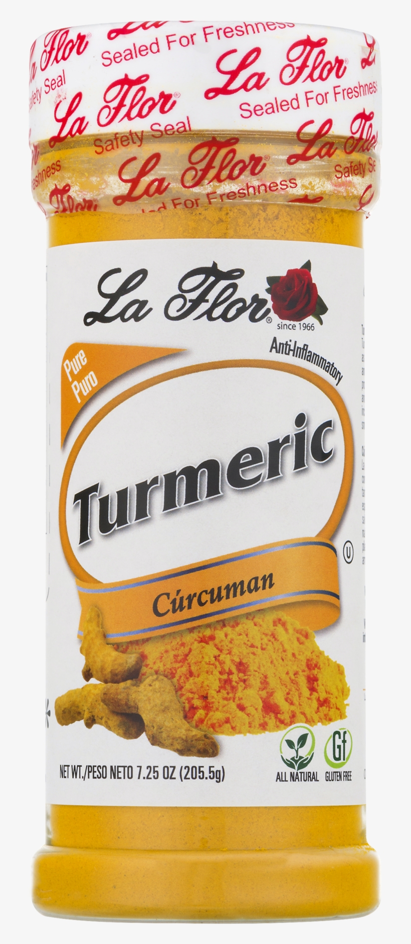 La Flor Products Co La Flor Tumeric - Free Transparent PNG Download ...
