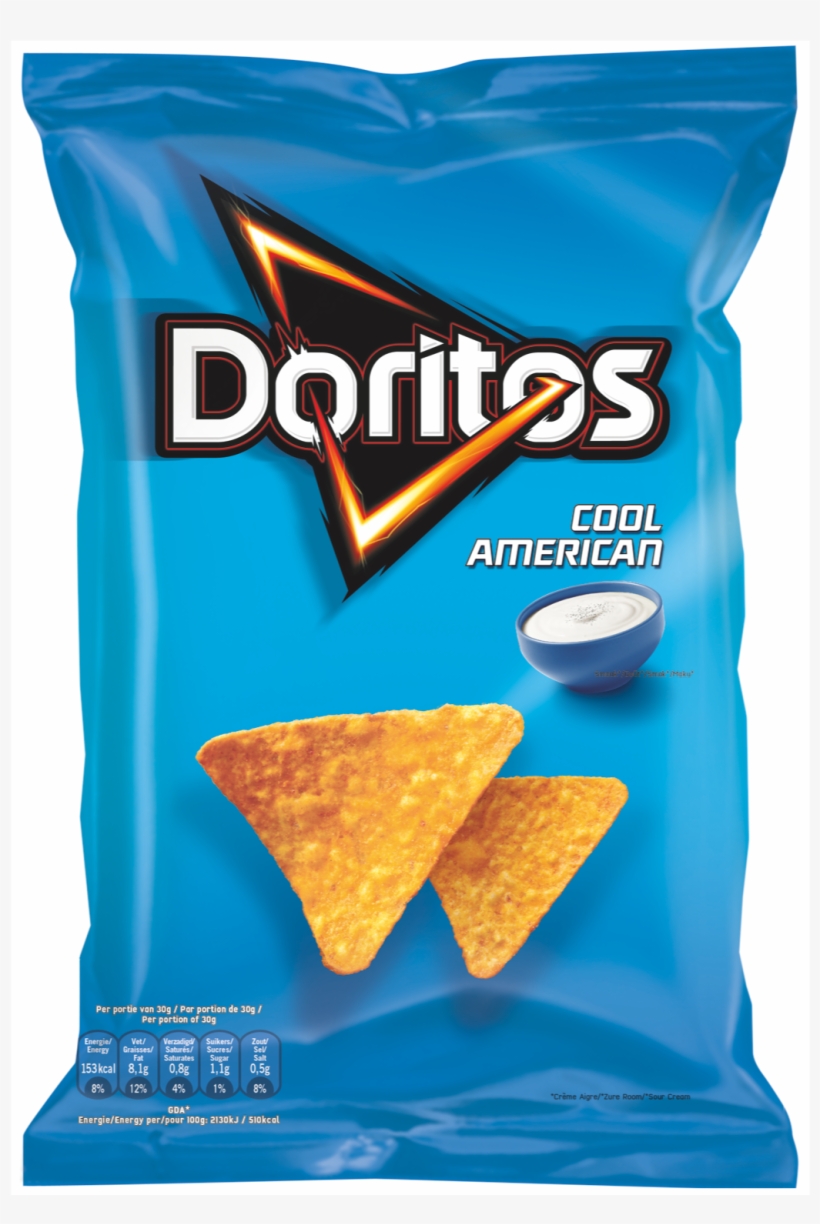 Doritos Cool American - Doritos Chips - Free Transparent PNG Download ...
