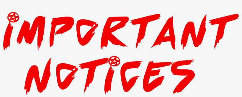 Important Notices - Free Transparent PNG Download - PNGkey