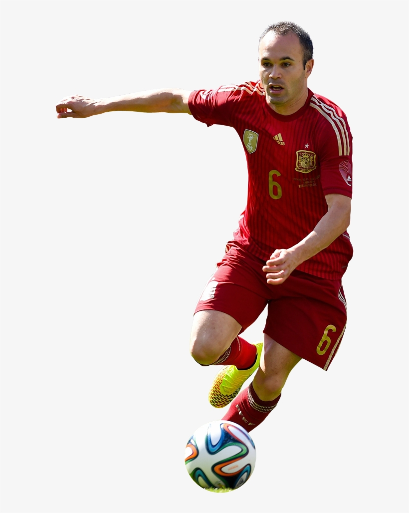 Andres Iniesta Render - Andres Iniesta Spain Png - Free Transparent PNG ...