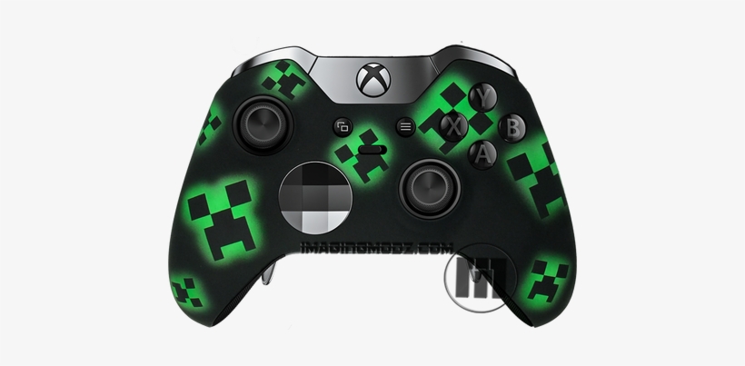 Minecraft Creeper Elite Xbox One Controller - Xbox Elite Controller ...