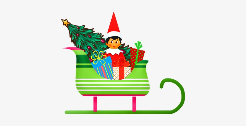 Shelf Elf Clipart Border
