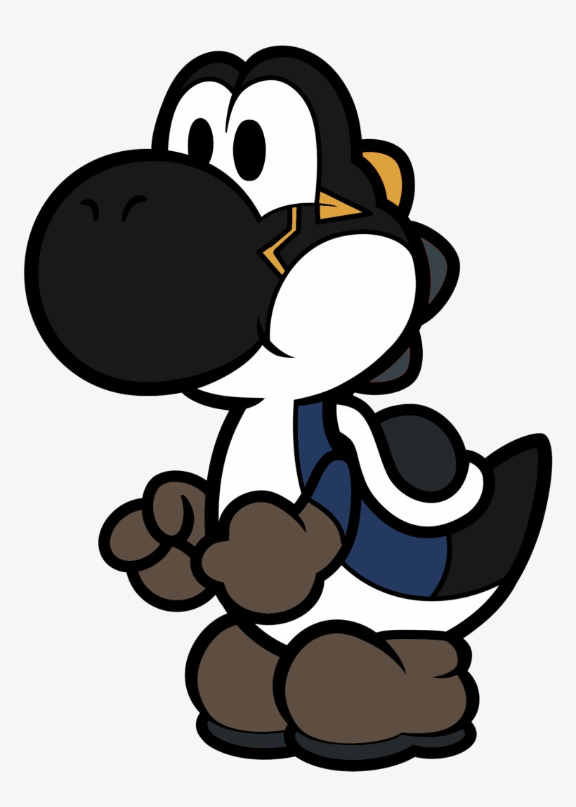 Yusei Fudo Yoshi Crossover - Super Paper Mario Yoshi - Free Transparent ...