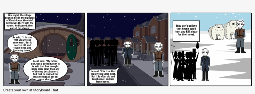 Story Of Keesh - Comic Strip About The Story Of Keesh - Free ...