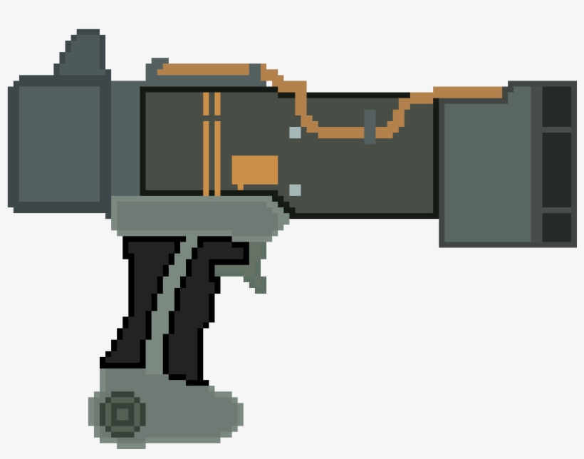 Fallout Laser Pistol My Take - Pixel Art - Free Transparent PNG ...