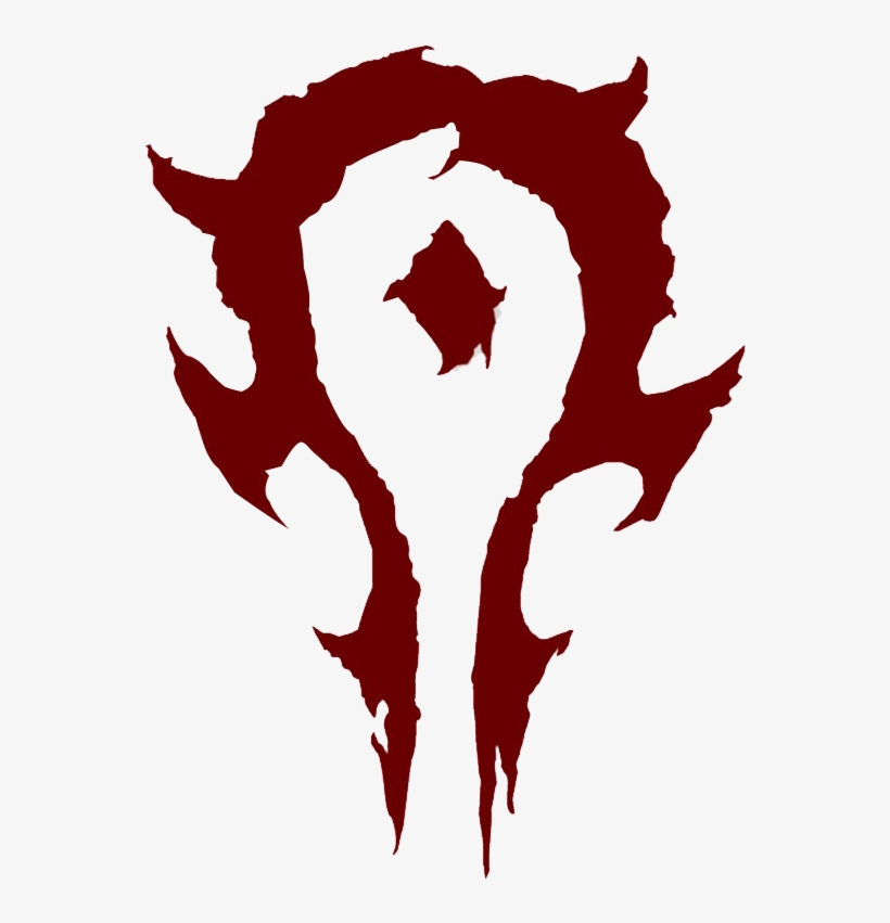 Warcraft Movie Horde Vinyl Sticker - Logo Horda Wow Png - Free ...