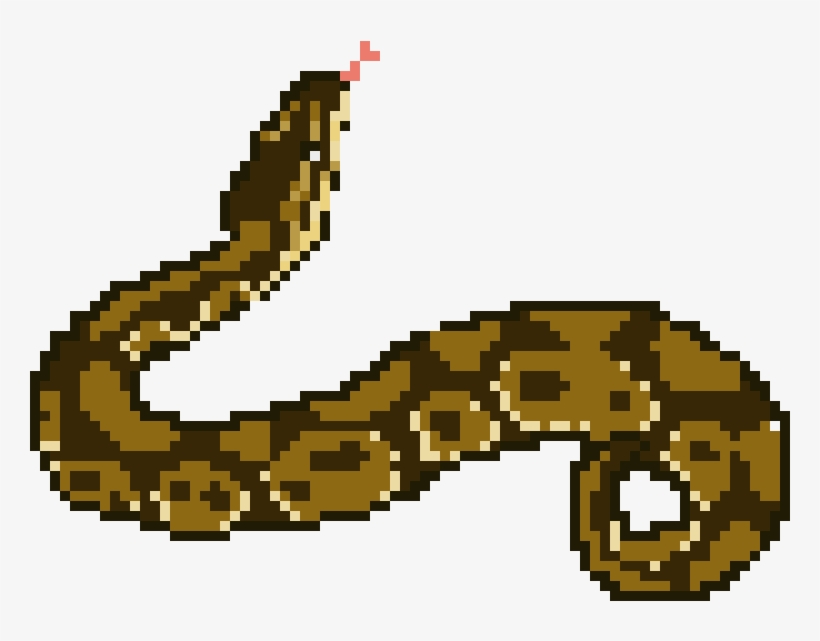 Ball Python - Ball Python Pixel Art - Free Transparent PNG Download ...
