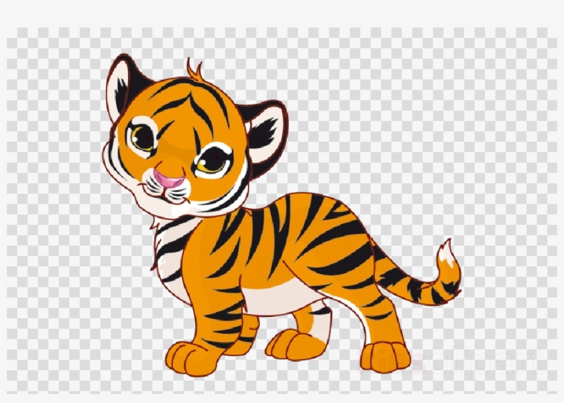 Baby Tiger Cartoon Clipart Tiger Stock Photography - Drawings Of Baby ...
