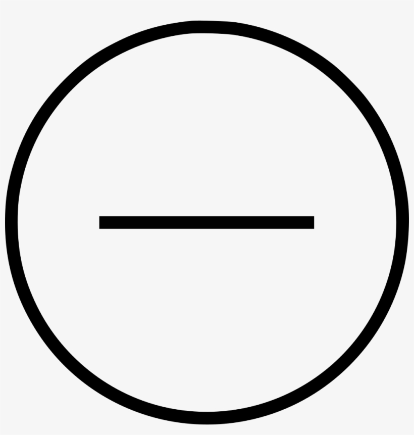 Subtract Negative Sign Comments - Vector De Un Circulo - Free ...