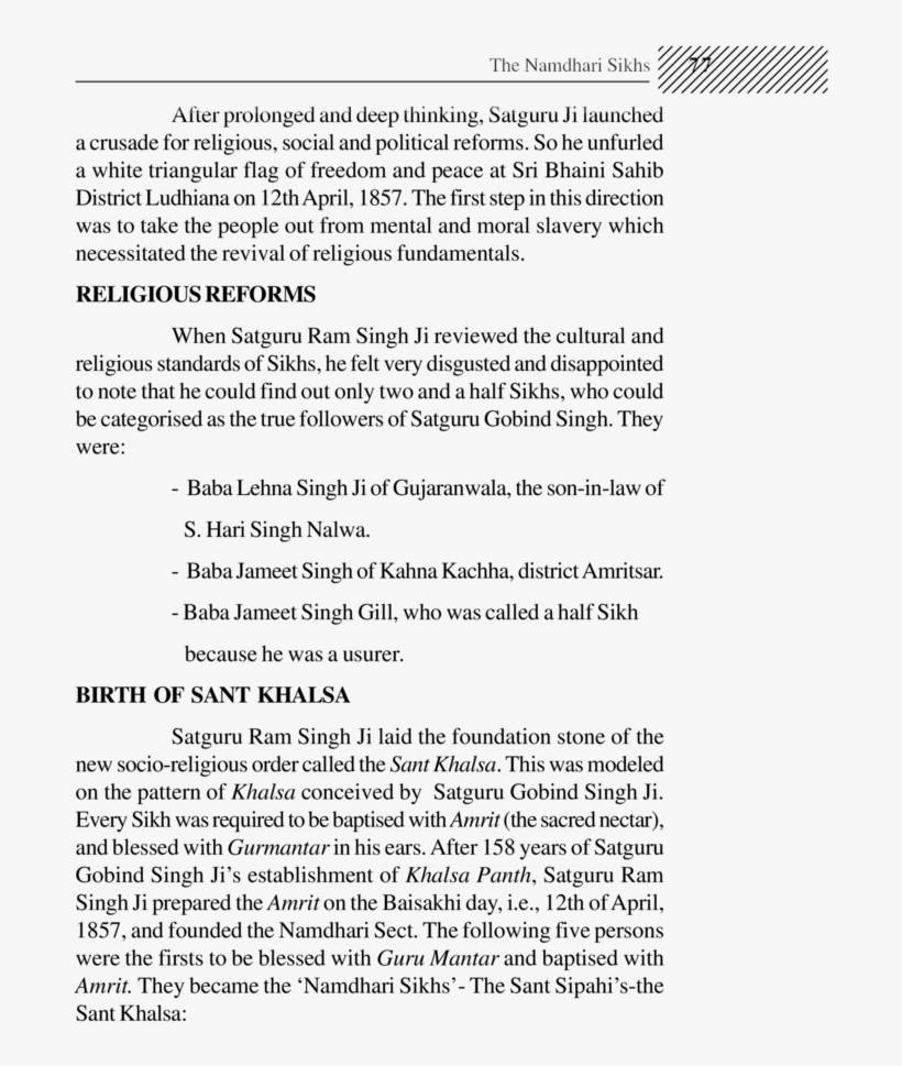 Namdhari Sikhs - Sirma - Free Transparent PNG Download - PNGkey