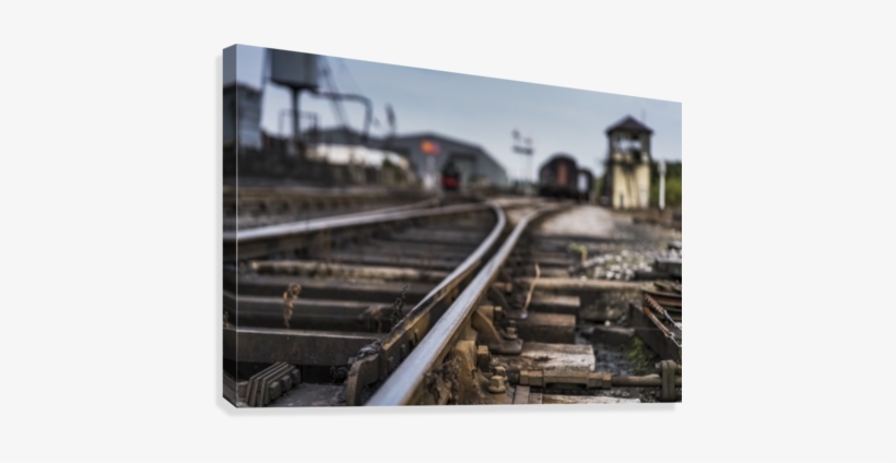 Close-up Of A Train Track - Close-up Of A Train Track; North Yorkshire ...