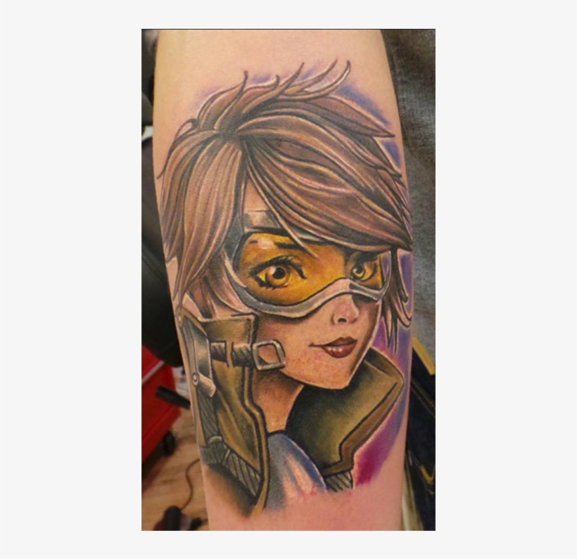 Overwatch - Overwatch Tracer Tattoo - Free Transparent PNG Download ...