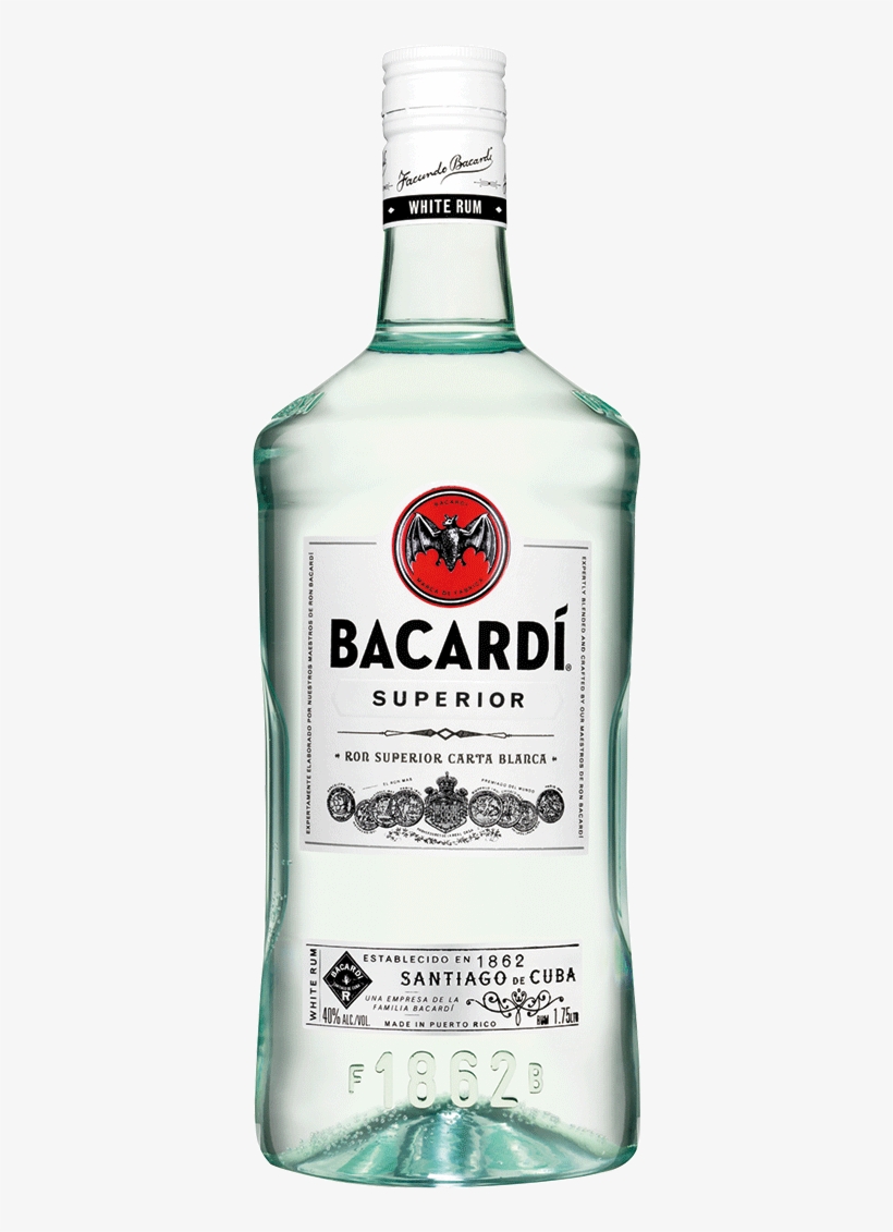 Bacardi Superior - Bacardi Rum - Free Transparent PNG Download - PNGkey