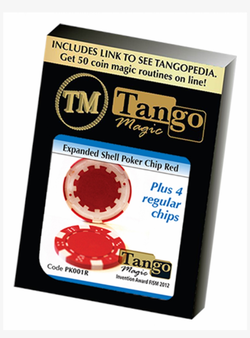 Expanded Shell Poker Chip Red Plus 4 Regular Chips - Free Transparent ...