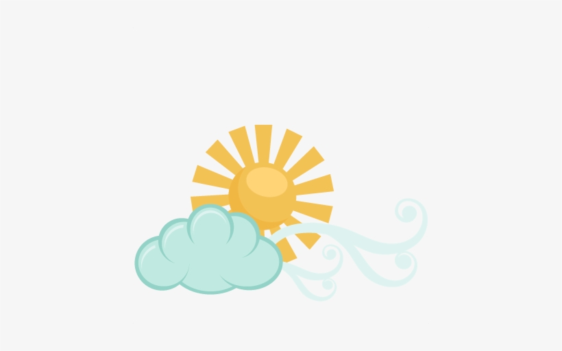Windy Cloud Svg Scrapbook Cut File Cute Clipart Files - Miss Kate ...