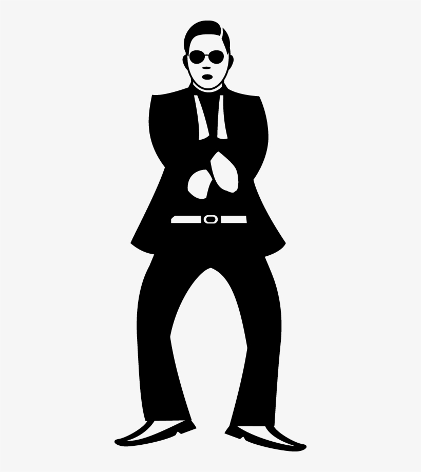 Sticker Psy Gangnam Style - Dibujos Bailando Gangnam Style - Free ...