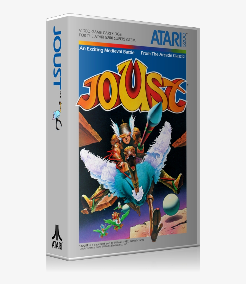 Atari 5200 Joust 2 Game Cover To Fit A Ugc Style Replacement - .. Joust ...