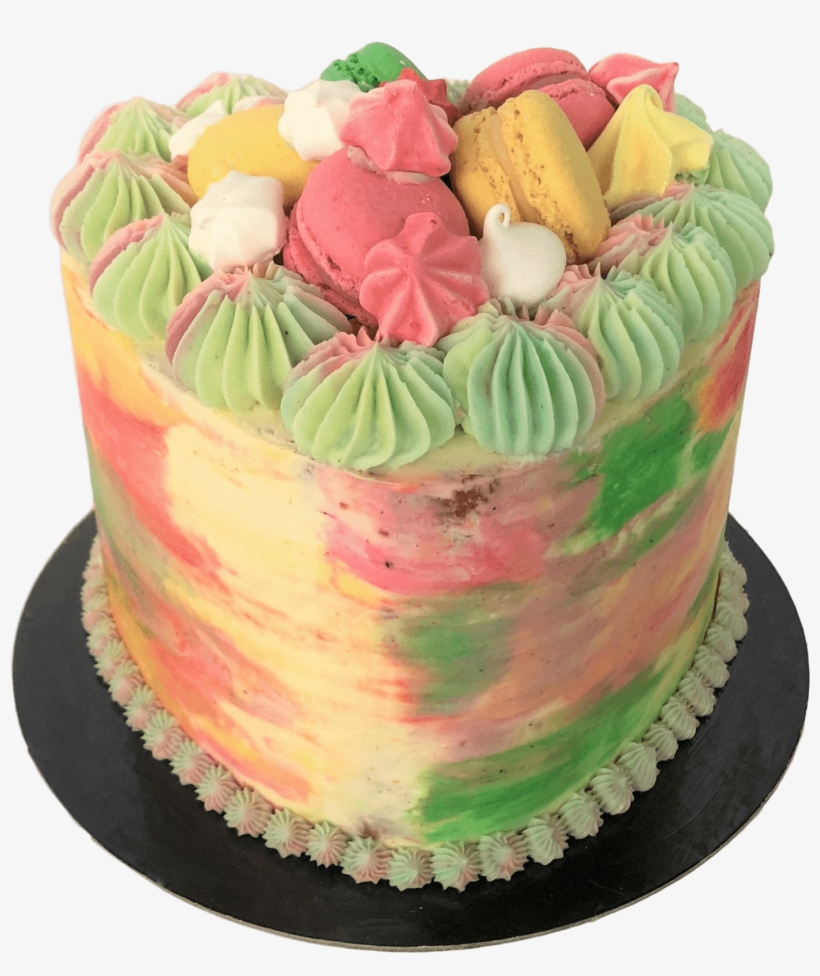 Pastel Paris Heart Cake - Birthday Cake - Free Transparent PNG Download ...