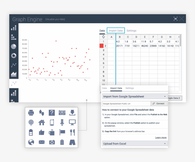 Insert Data Into Your Scatter Plot - Data - Free Transparent PNG ...