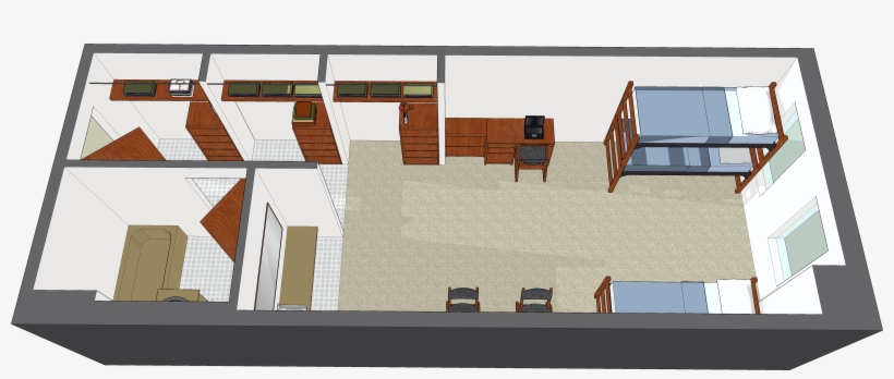 Triple Room Floorplan Layout - Free Transparent PNG Download - PNGkey