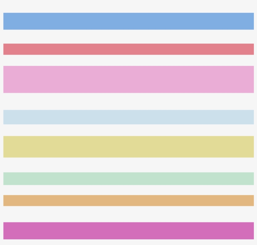 Ftestickers Cute Colorful Lines - Line - Free Transparent PNG Download ...