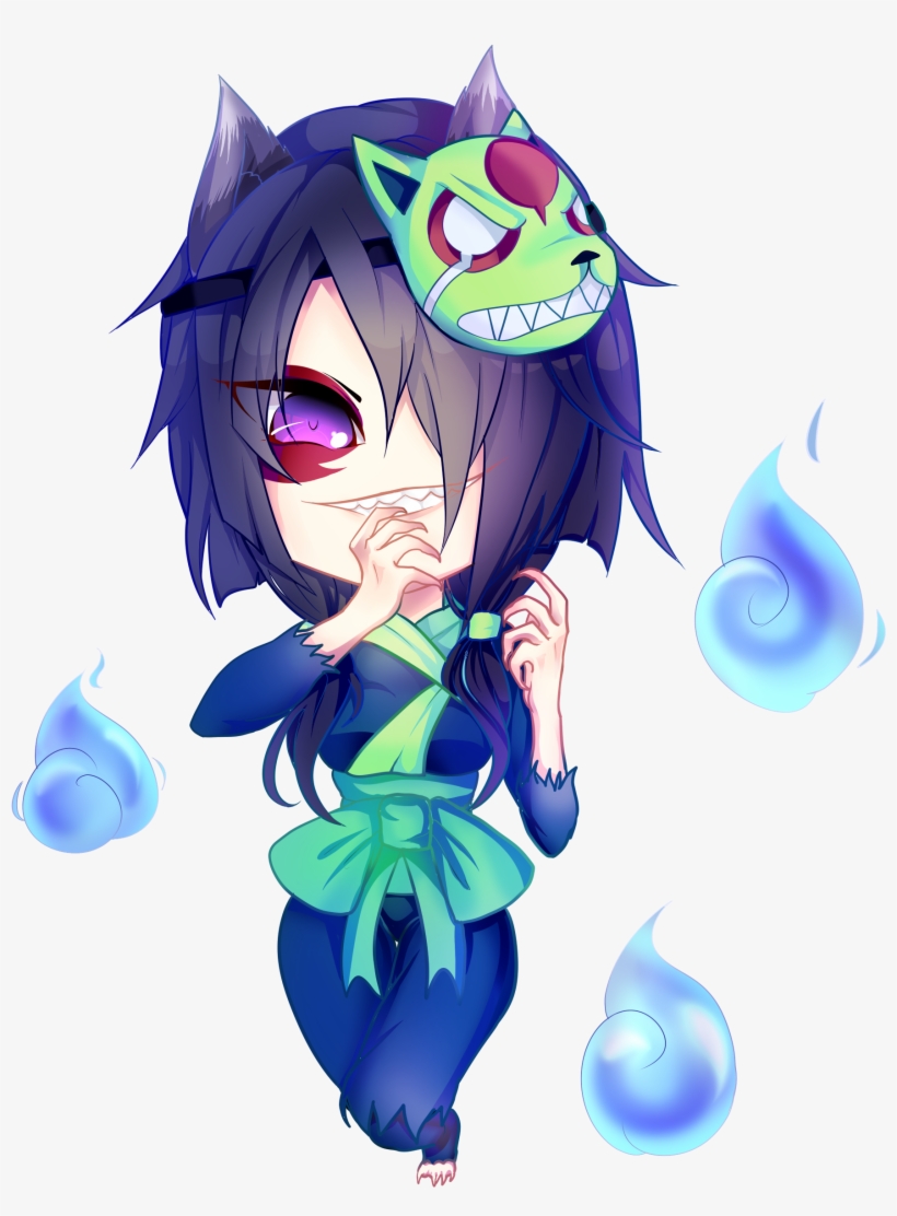 My Friend Shir Drew Chibi Cursed Mask Yumiko - Brawlhalla - Free ...