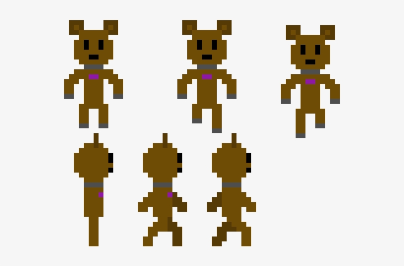 Fnaf 8 Bit Freddy Animatie - Free Transparent PNG Download - PNGkey