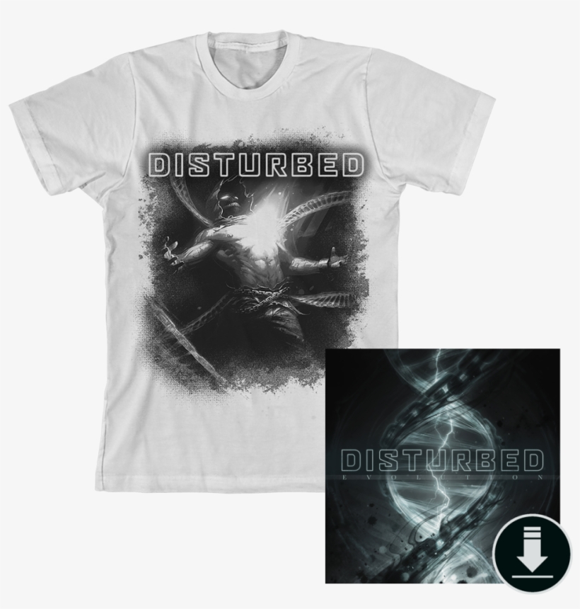 Evolution Ready T-shirt Bundle - Disturbed Evolution T Shirt - Free ...