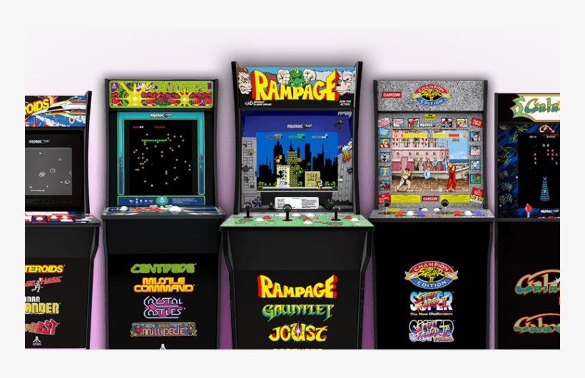Some Of Arcade1up's Current Lineup - Arcade Up - Free Transparent PNG ...