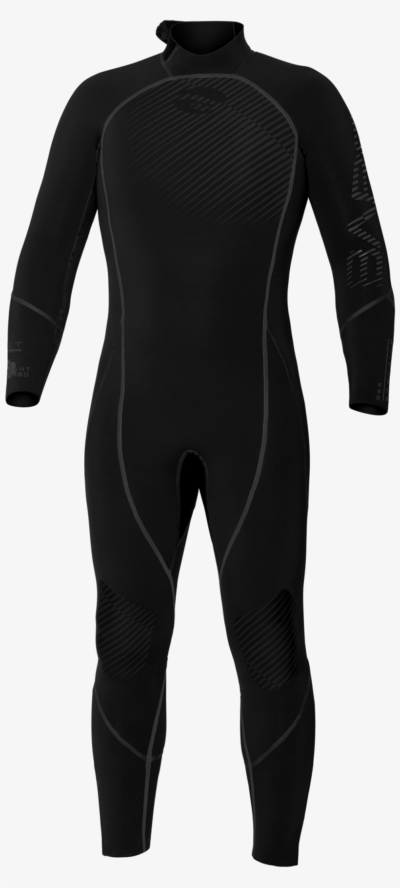 Men's Wetsuits - 7mm Reactive Titan Black Wetsuit - Free Transparent ...