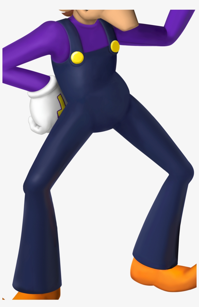 Waluigi's Overalls - Wario And Waluigi - Free Transparent PNG Download ...