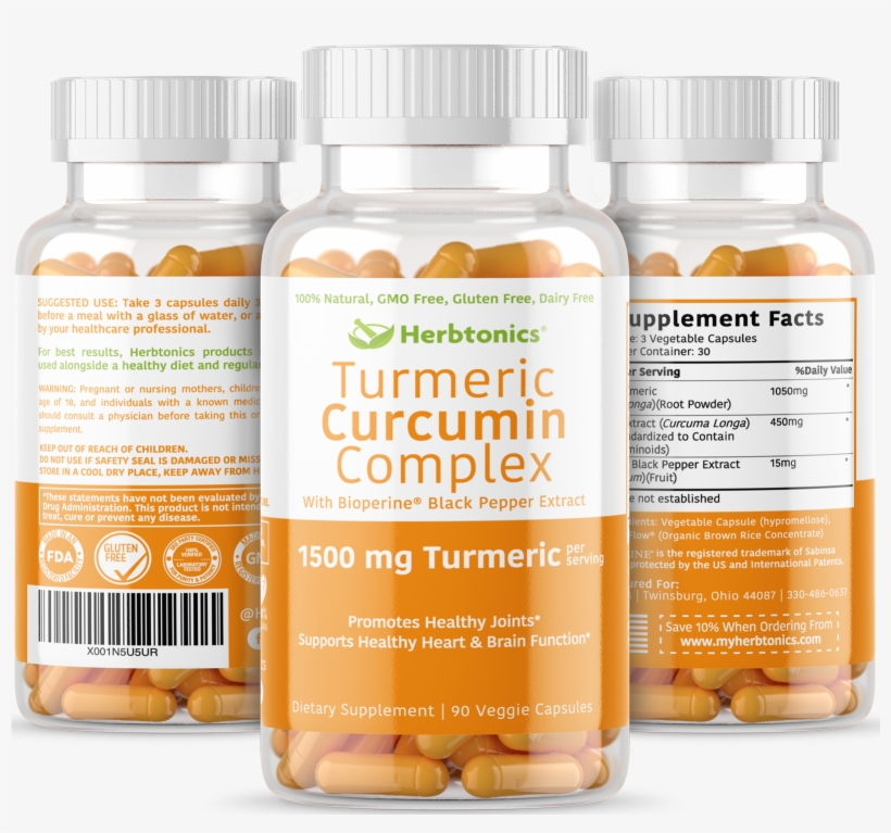 Turmeric Curcumin Complex - Prescription Drug - Free Transparent PNG ...