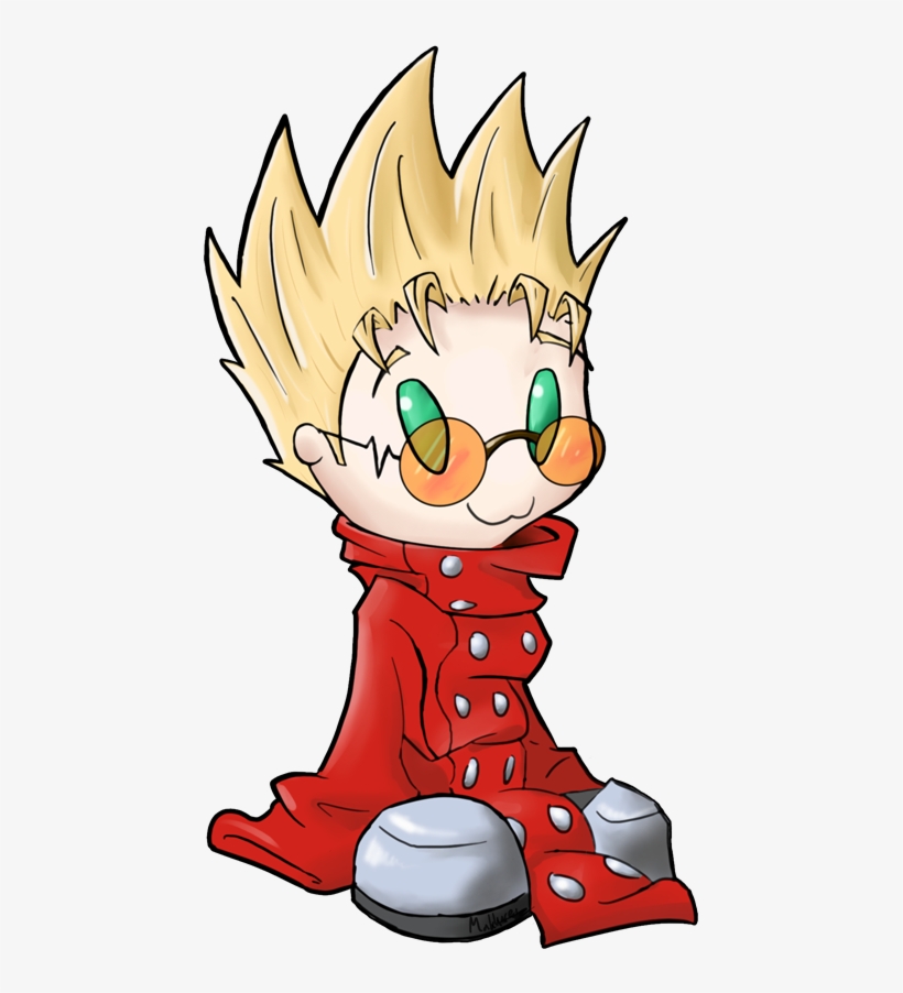 Chibi Vash By Makkarei - Vash The Stampede Chibi - Free Transparent PNG ...