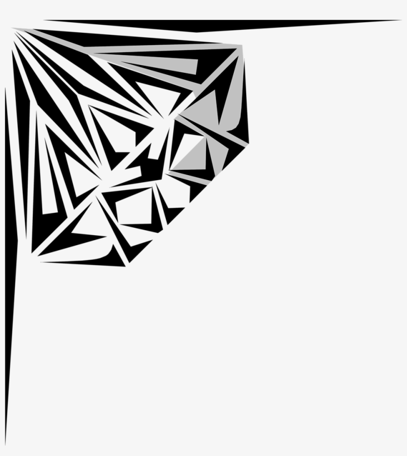 Corner Upper Left - Diamond Clipart - Free Transparent PNG Download ...