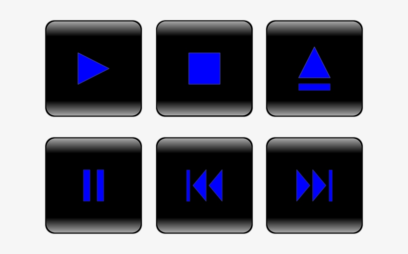 Button, Controls, Player, Stop, Forward, Rewind, Pause - Multimedia ...
