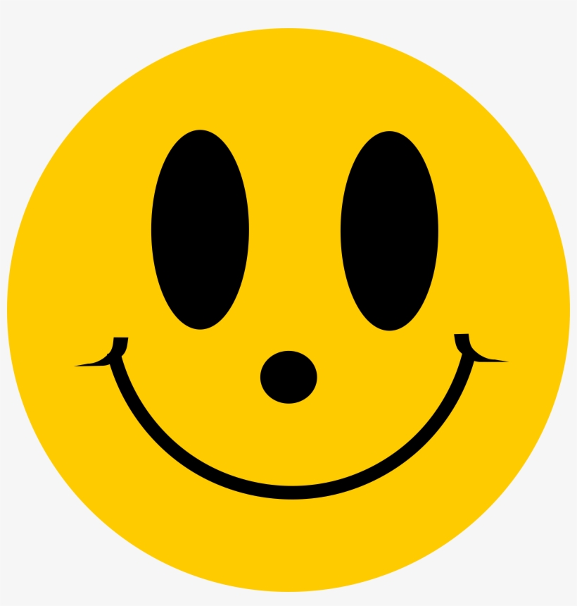 Simple Flat Smiley Face Smile Clipart Transparent Download - Smiley ...