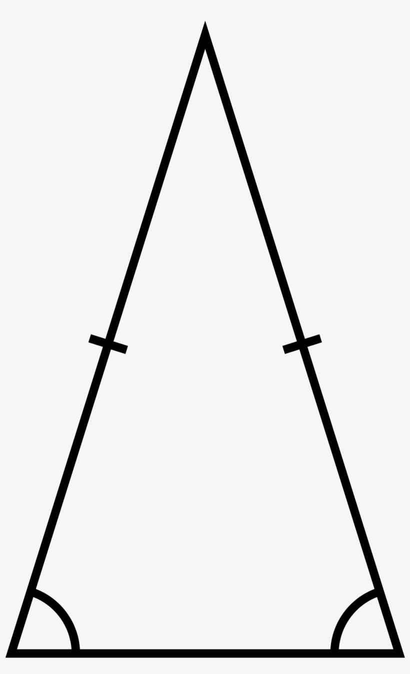 Isosceles Triangle - Free Transparent PNG Download - PNGkey