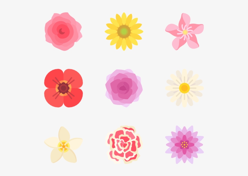 Flowers - Flower Icon Png - Free Transparent PNG Download - PNGkey