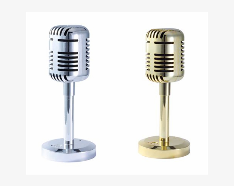 Portable Bluetooth Speakers Vintage Microphone Bluetooth - Microphone ...
