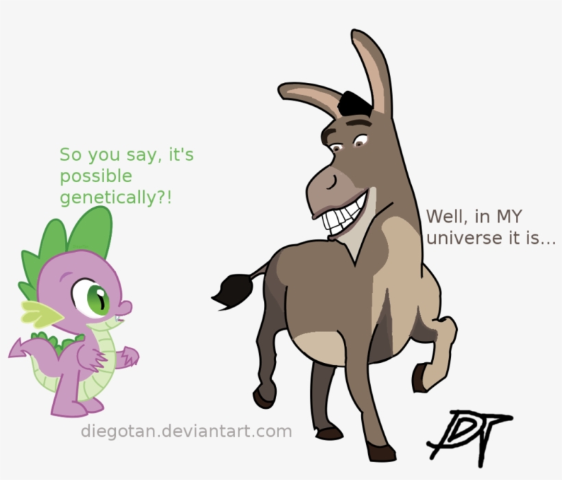 Diegotan, Crossover, Donkey, Grin, Raised Hoof, Raised - Dragon And ...
