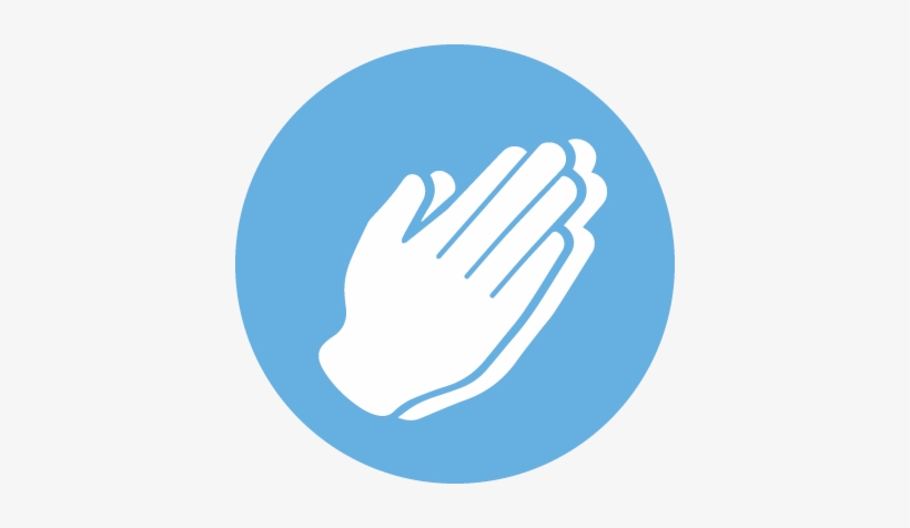Pray Graphic-blue - Twitter Signature Icon - Free Transparent PNG ...