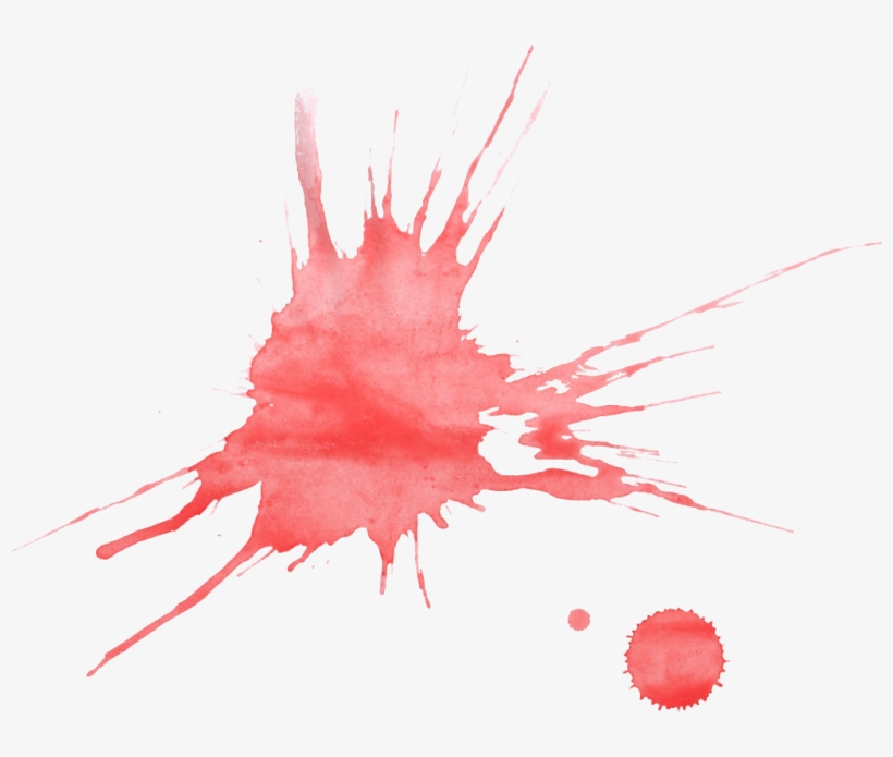 21 Red Watercolor Splatter - Watercolor Painting - Free Transparent PNG ...