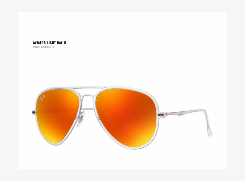 Rayban Rb4211 Aviator Light Ray Ii 646/6q 56-17 - Ray-ban Aviator Light ...