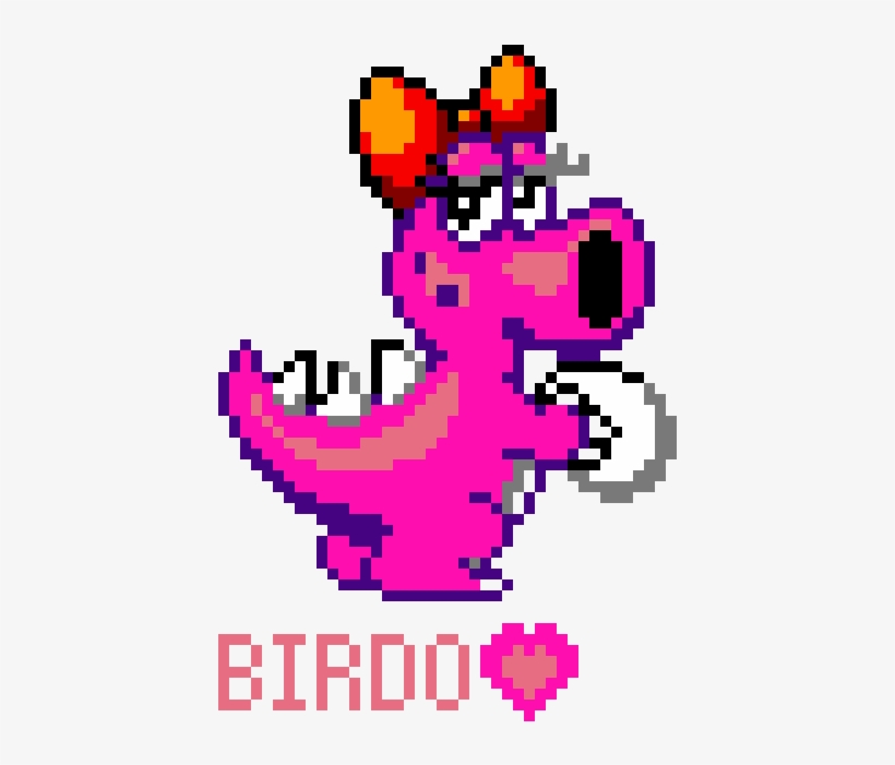 Birdo - Birdo Pixel Art - Free Transparent PNG Download - PNGkey