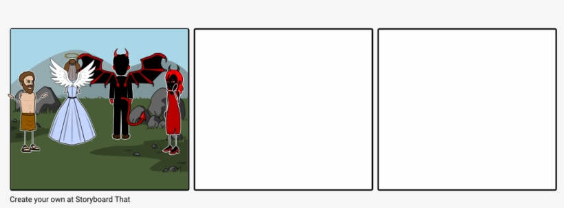 The Angel And The Devil - Free Transparent PNG Download - PNGkey