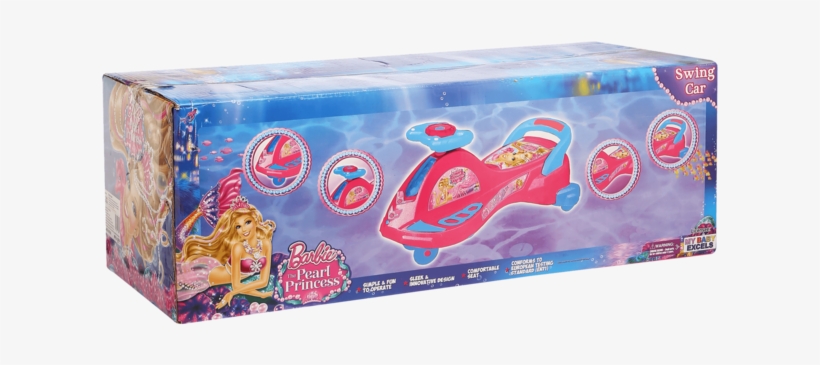 Girls Barbie Princess Swing Car - Box - Free Transparent PNG Download ...