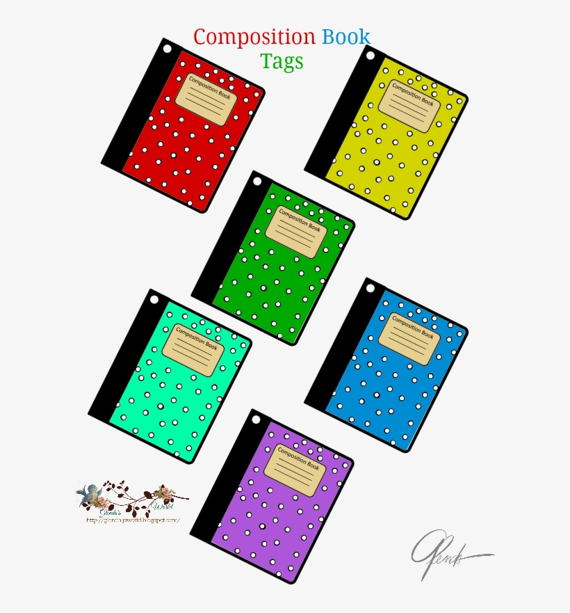 Free Printable Composition Book Tags - Lilac - Free Transparent PNG ...