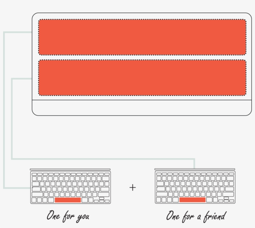 Spacebar Sticker Packaging - Packaging And Labeling - Free Transparent ...
