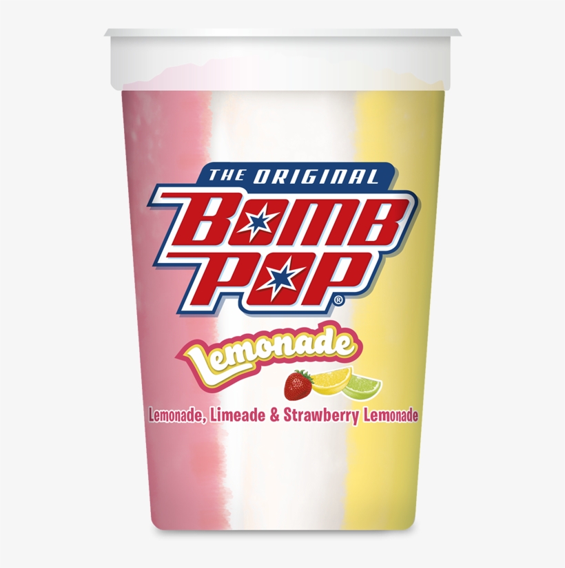Bomb Pop 12oz Lemonade Cup - Watermelon Bomb Pop - Free Transparent PNG ...