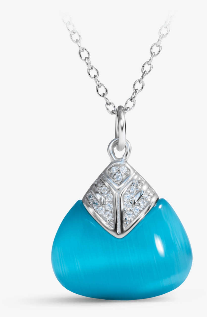 Bermuda Triangle Petite With Rolo Chain - Davidrose - Free Transparent ...